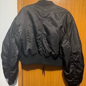 Jackets & Coats | Agolde Shoreditch Ski Club Black Bomber Jacket | Poshmark